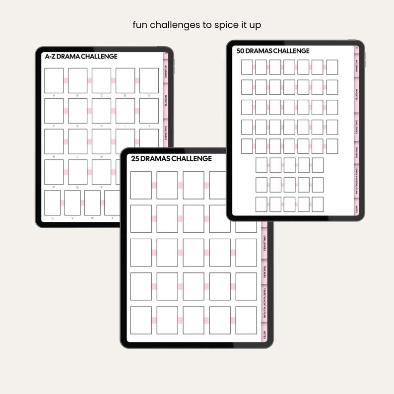 Digital K-drama Journal, K-drama Tracker, Korean Drama Planner, Kdrama ...