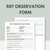 RBT Observation Form | Digital Supervision Tool for ABA Sessions ...