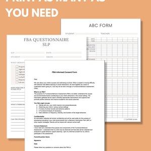 School-based FBA Toolkit | Digital ABA Forms for Functional Behavior ...