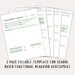 FBA Template, School ABA, Functional Behavior Assessment, Fillable ...