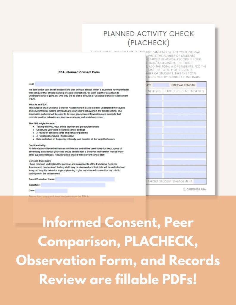 School-based FBA Toolkit | Digital ABA Forms for Functional Behavior ...