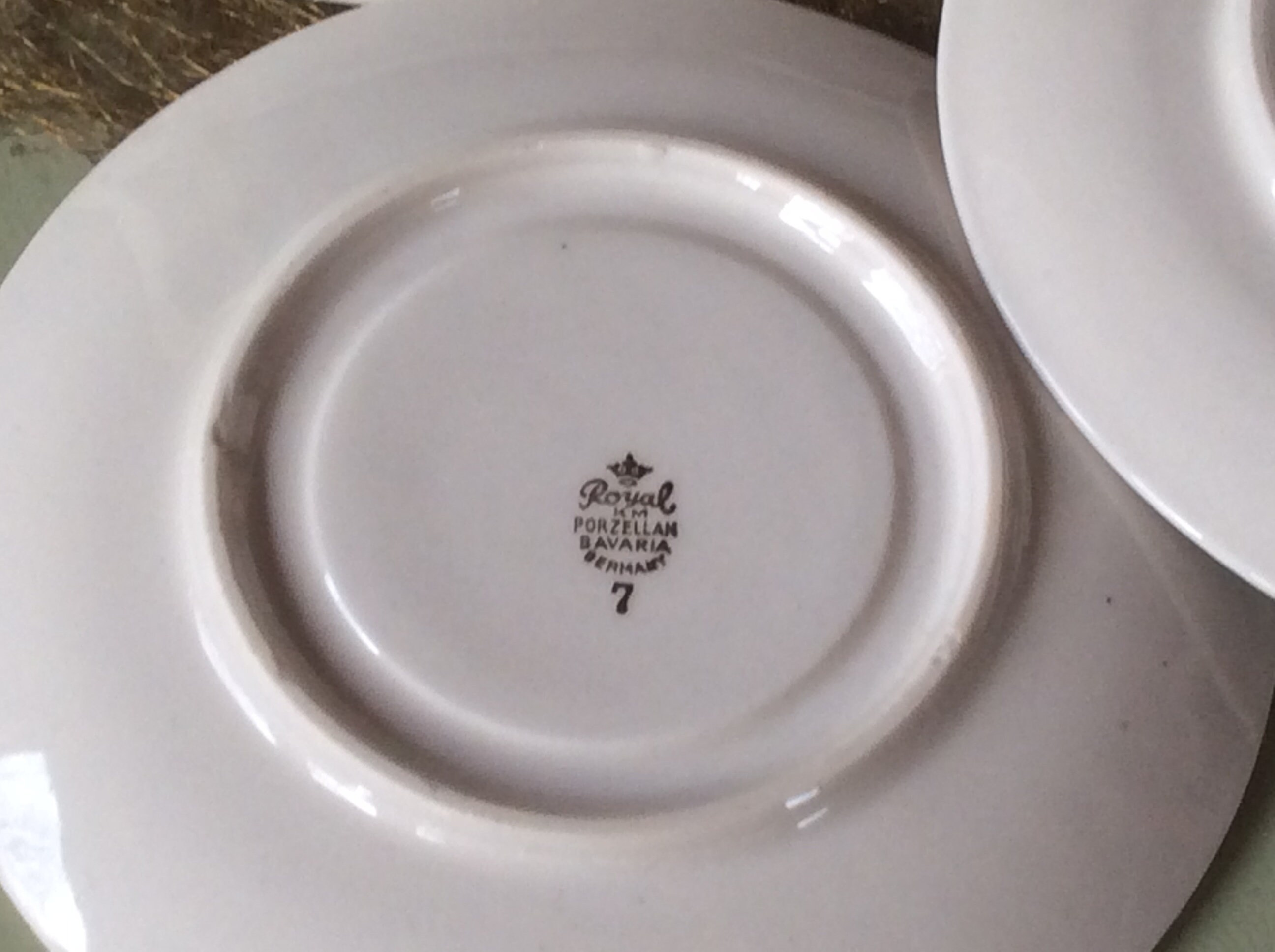 Vintage Trillium Plate Gold Plates Collection Trillium Plate - Etsy