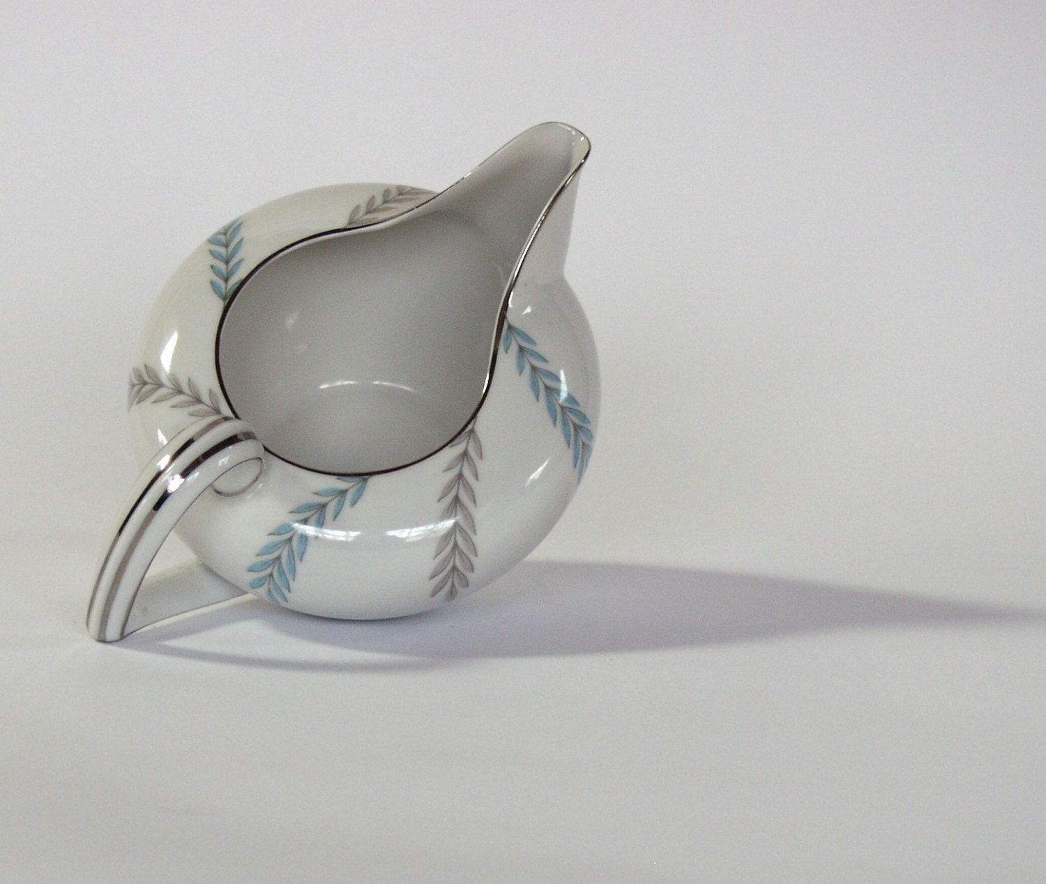 Mid Century Creamer Modern Creamer Leaf Motif Dish Ware - Etsy