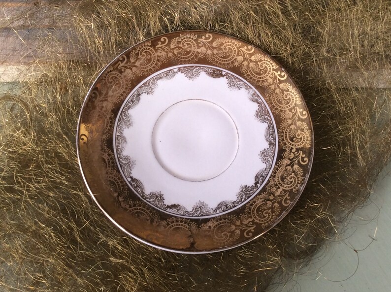 Vintage Trillium Plate Gold Plates Collection Trillium Plate Limoges U ...