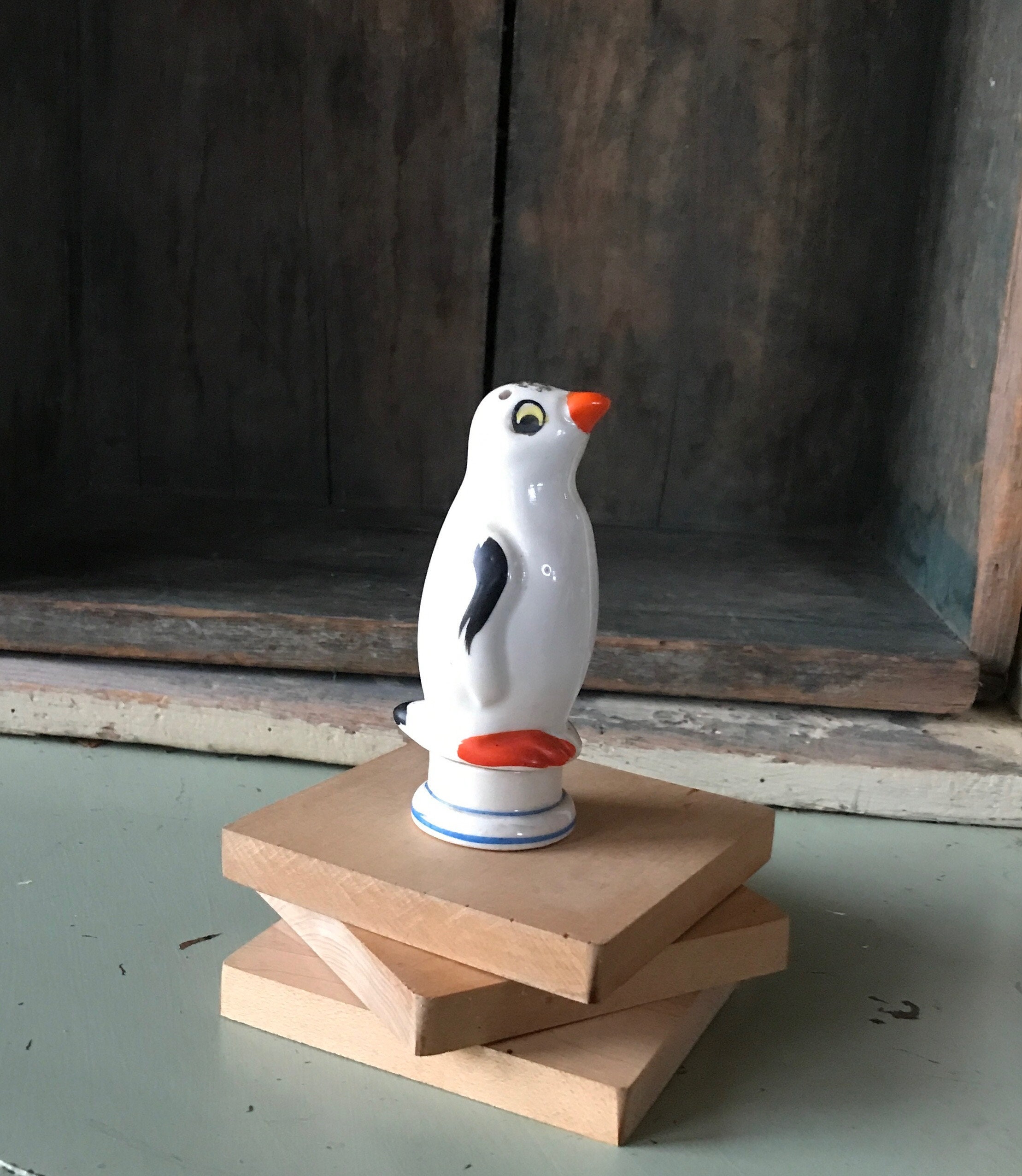 Vintage Penguin Shaker Hand Painted in Japan Ceramic Penguin Shaker ...