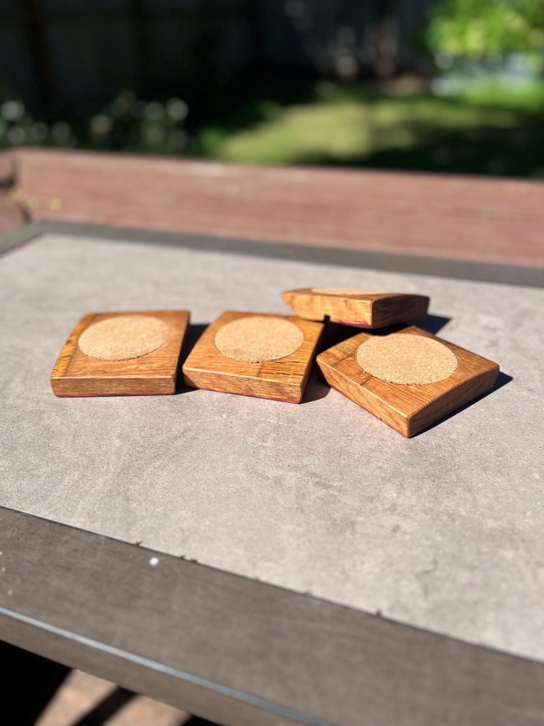 Red Wine Stave Coaster Set - Etsy