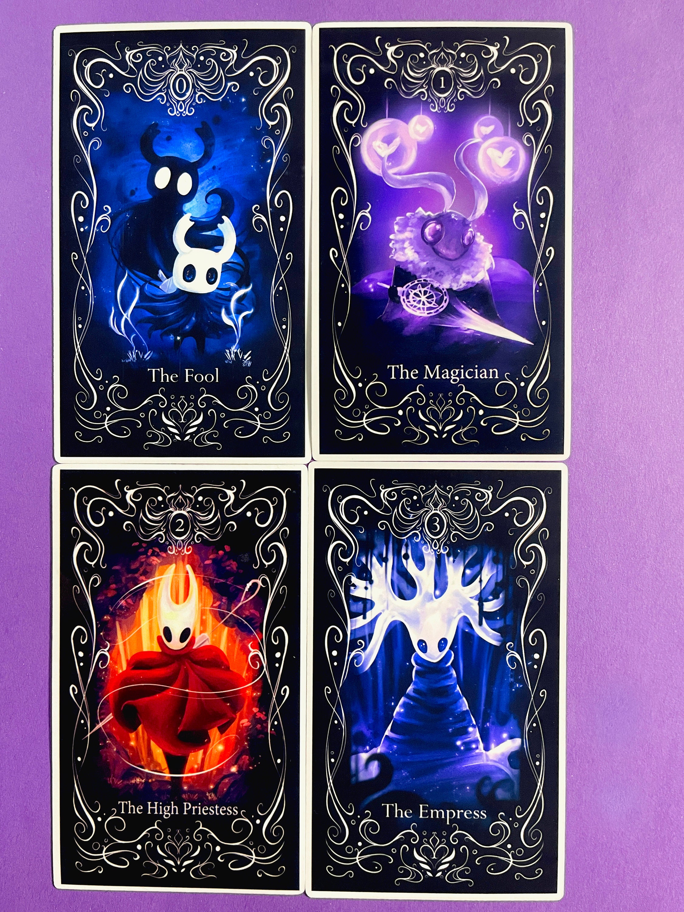 Hollow Knight Inspired Tarot Card Jumbo Vinyl Waterproof Stickers - Etsy
