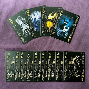 VOID Playing Card Deck | 54 Cards, Poker Size, Hollow Knight Inspired ...