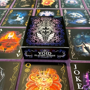 VOID Playing Card Deck | 54 Cards, Poker Size, Hollow Knight Inspired ...
