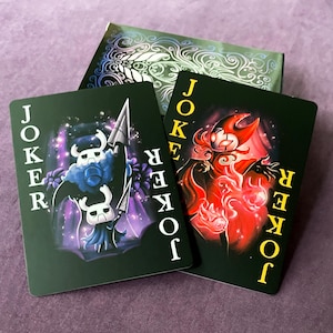 VOID Playing Card Deck | 54 Cards, Poker Size, Hollow Knight Inspired ...