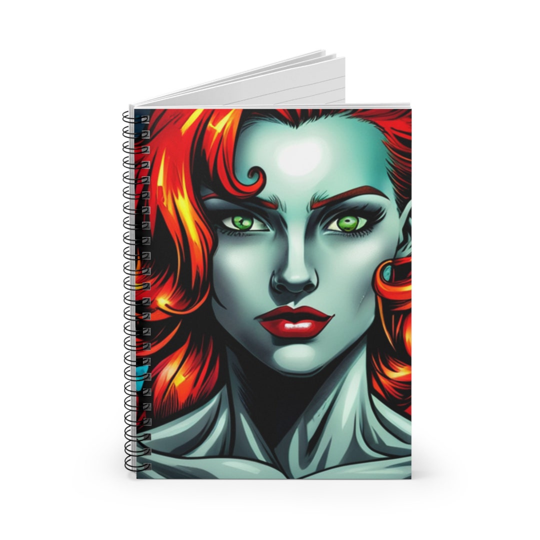 Comic Book Themed Notebook, Spiral Notebook Ruled Line - Etsy