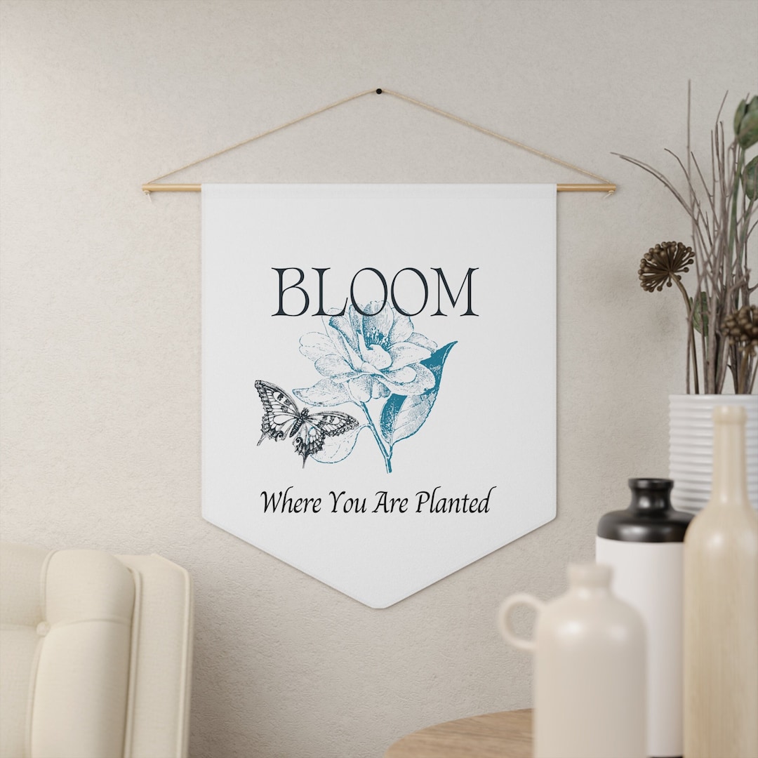 BLOOM- Wall Pennant/banner. Ocean Theme Wall Hanging Banner ...