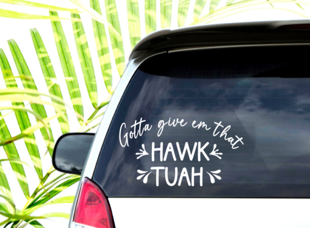 Hawk Tuah Car Decal Laptop Decal Window Decal Tumbler Decal Cup Decal ...