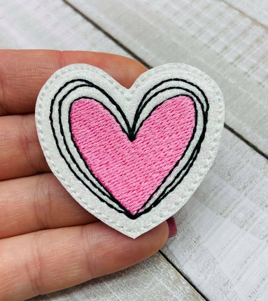 Heart Feltie Design, Valentines Day Feltie Designs, Felties, Digital ...