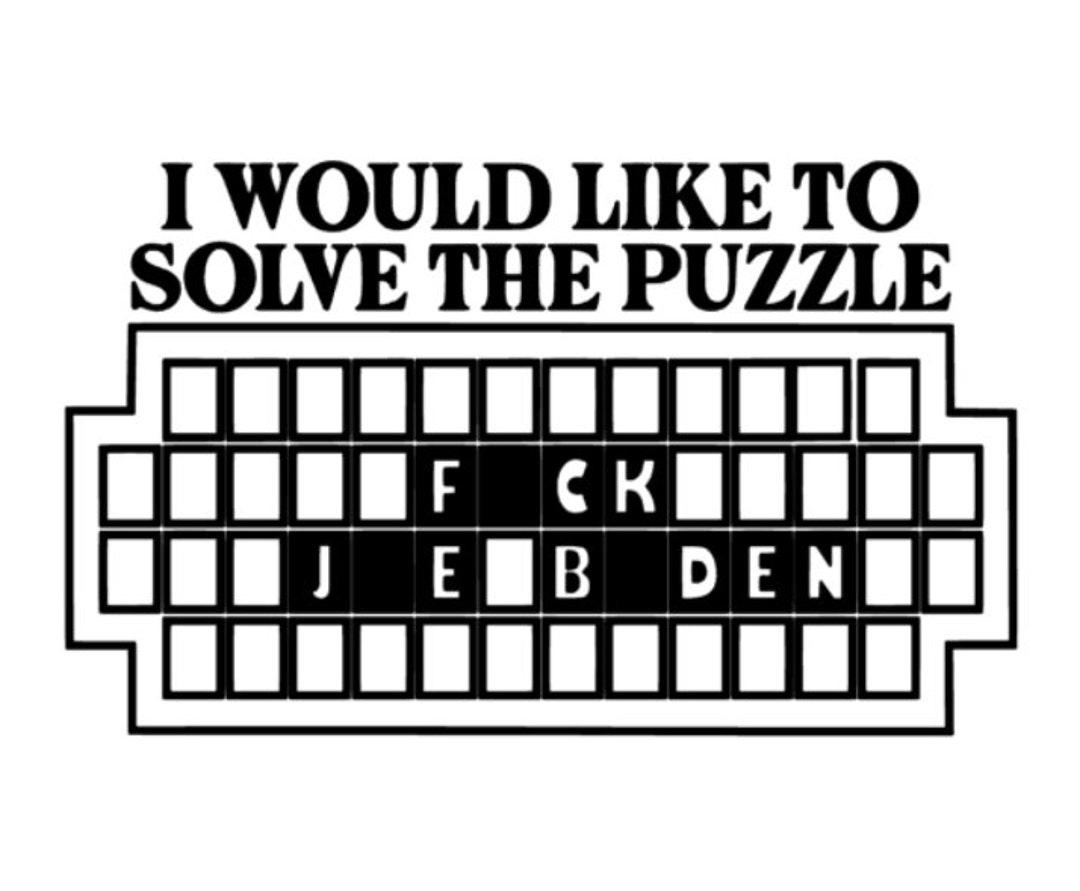 Solve the Puzzle for Biden Car Decal Laptop Decal Window Decal Tumbler ...