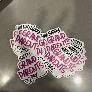 Happy Grandparents Day Sticker - Etsy