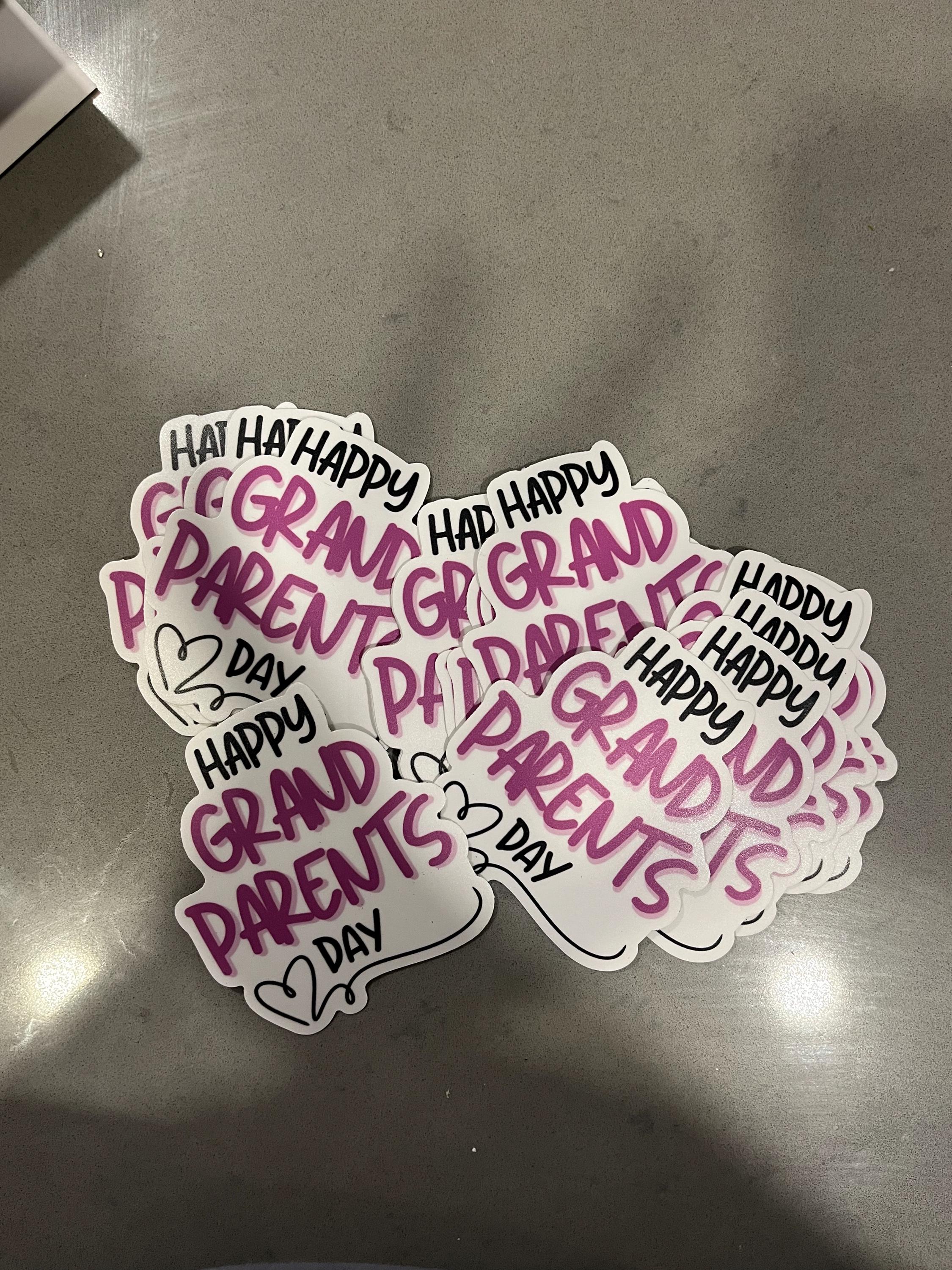 Happy Grandparents Day Sticker - Etsy