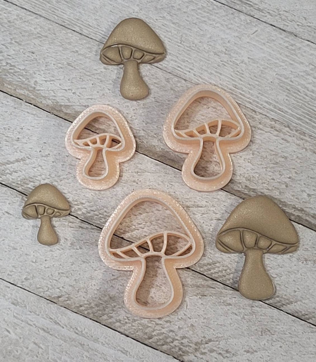 Mushroom Toadstool Fairy Garden Polymer Clay Shape - Etsy