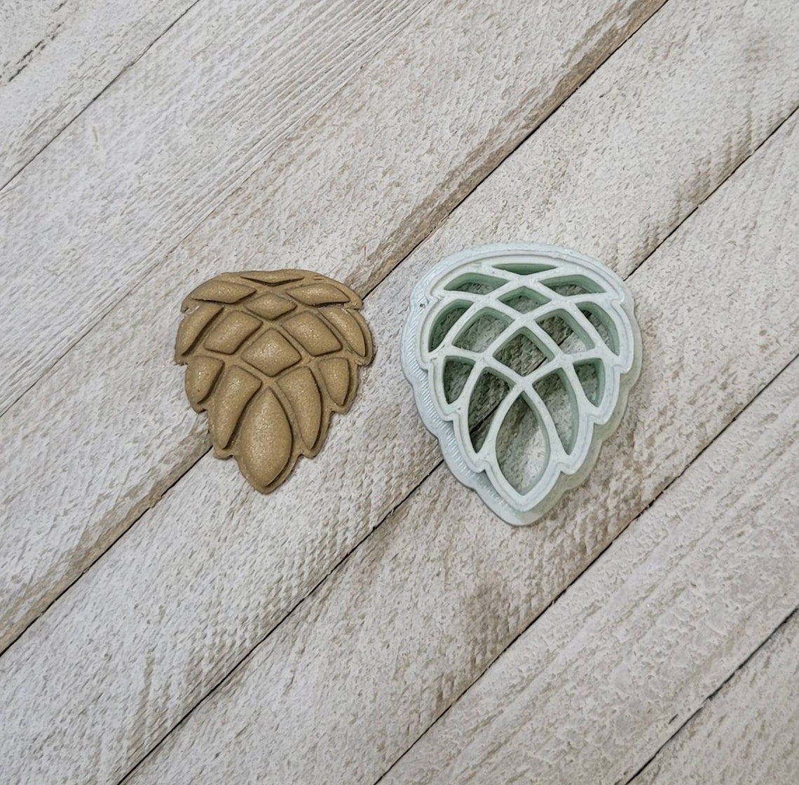 Pinecone Embosser Clay Cutter .75 Inch 1 Inch 1.25 Inch 3 - Etsy