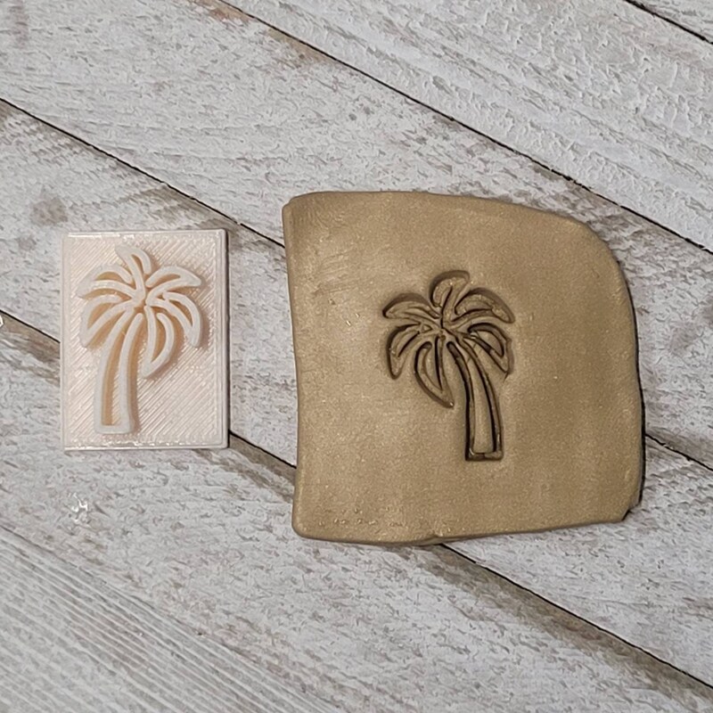 Palm Tree Stamp - Etsy