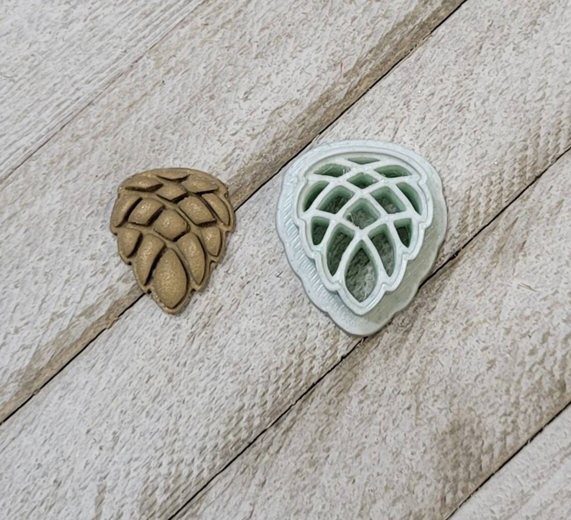 Pinecone Embosser Clay Cutter .75 Inch 1 Inch 1.25 Inch 3 - Etsy