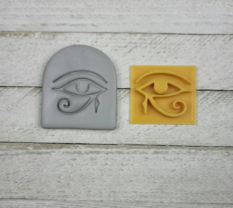 Eye of Ra Egyptian Texture Stamp for Earring Pendant Embossing - Etsy