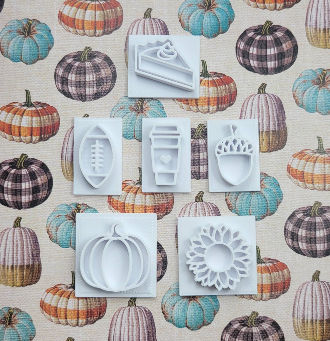 Sunflower Autumn Fall Texture Stamp Earring Stamp - Etsy