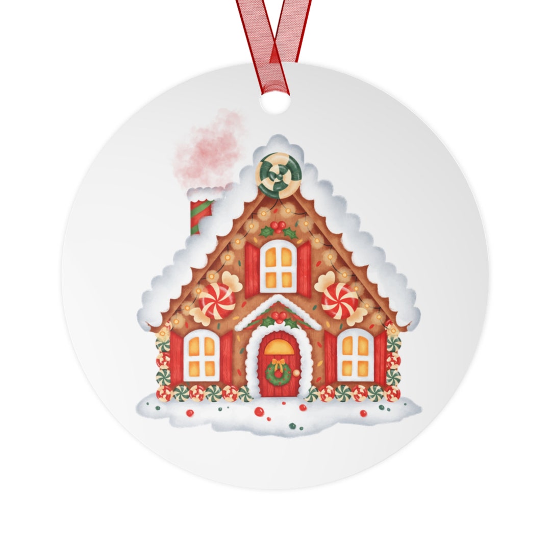 Gingerbread House Christmas Ornament, Christmas Decor, Gingerbread ...