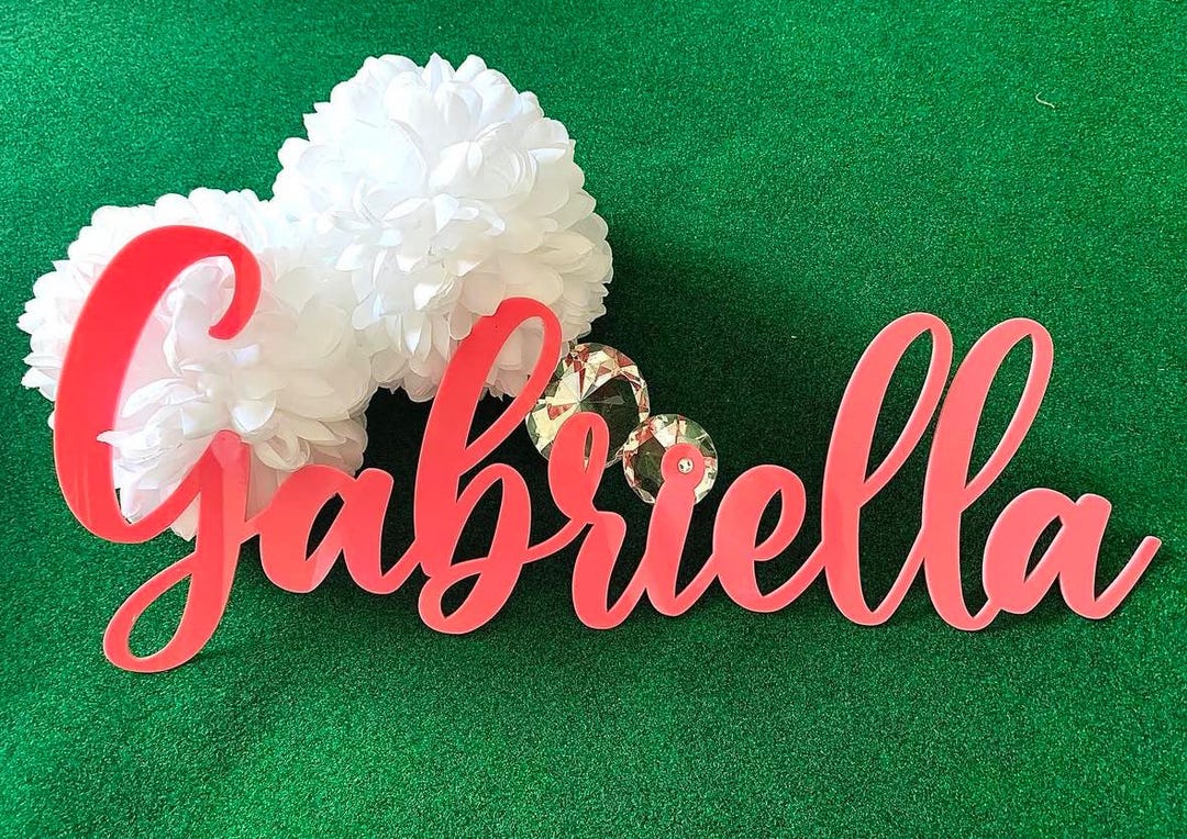 Custom Name Wall Decor Acrylic Sign - Etsy