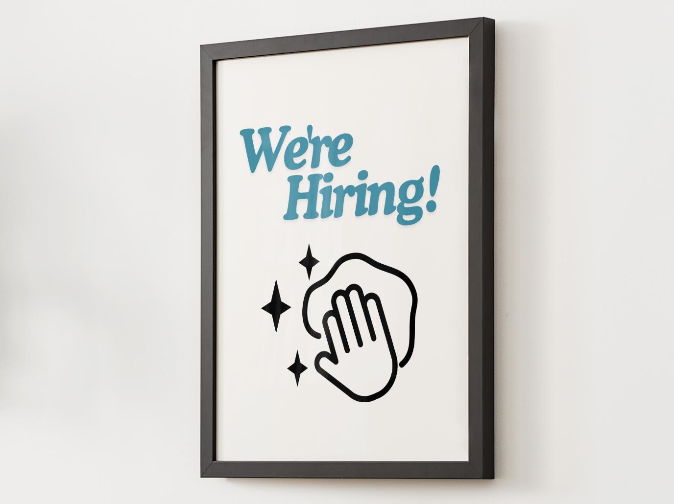 We're Hiring Printable Funny Wall Art (18x24”) PLUS TEMPLATE LINK! - Etsy