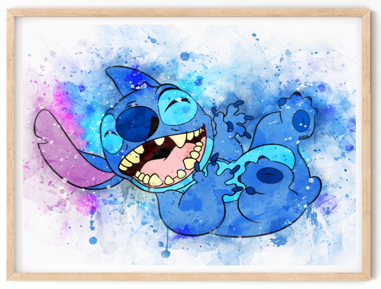 Lilo & Stitch Watercolour Art Print - Etsy