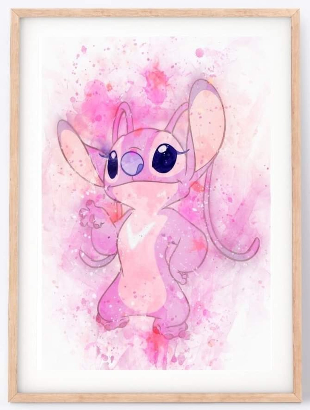 Angel From Lilo & Stitch Watercolour Art Print - Etsy