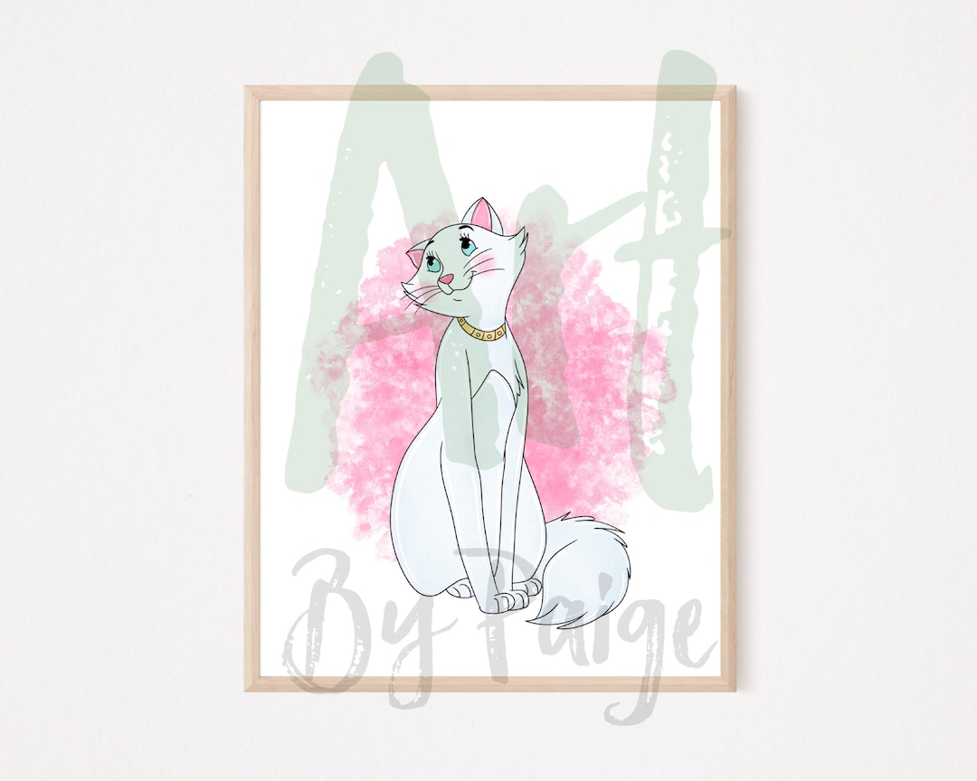 Aristocats: Duchess Watercolour Art Print - Etsy