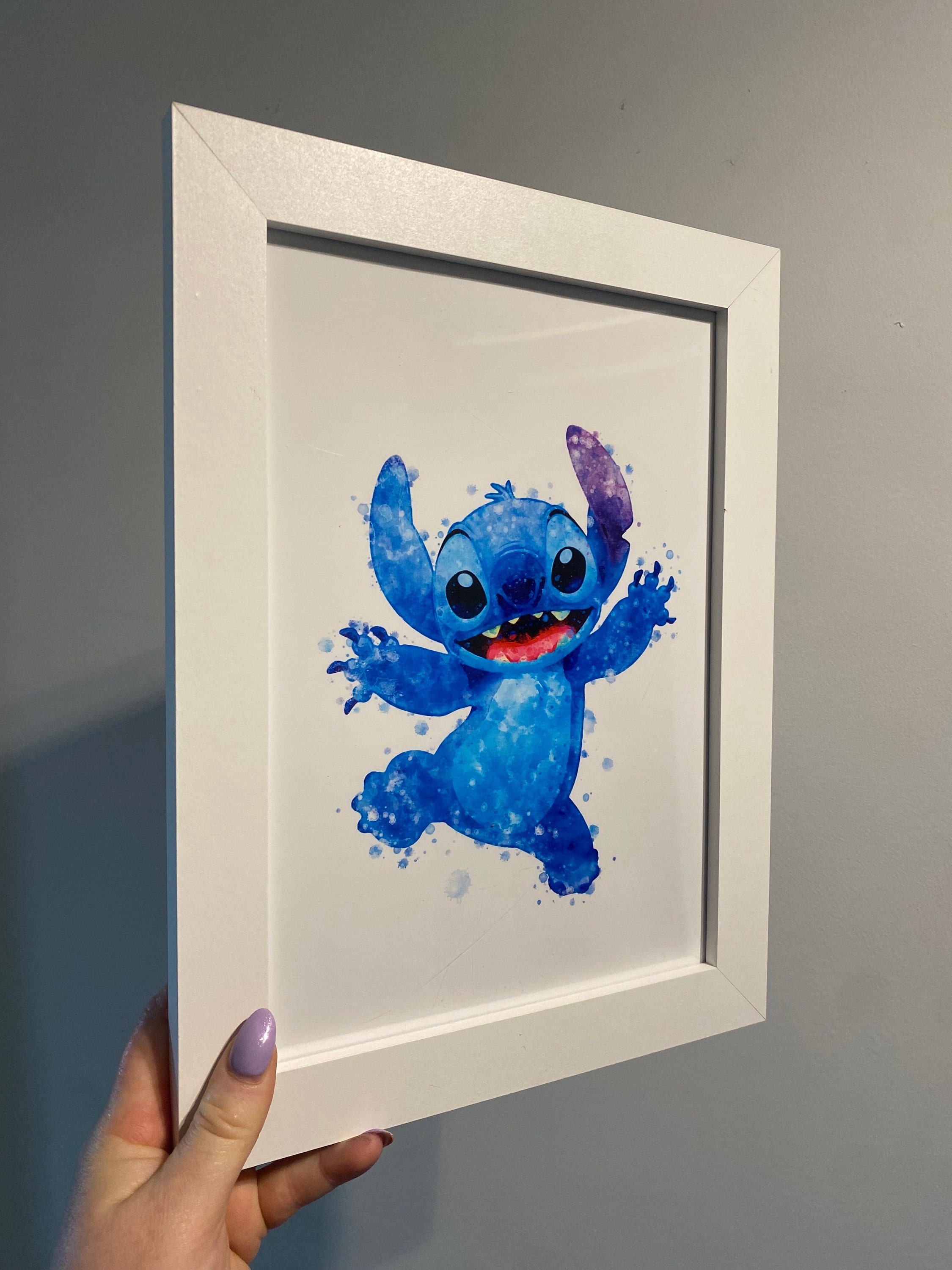 Lilo and Stitch: Stitch Watercolour Art Print - Etsy