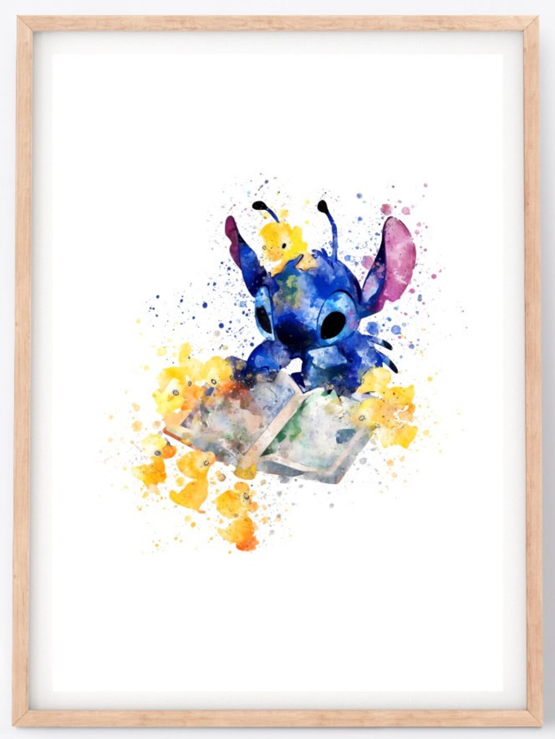 Lilo & Stitch Watercolour Art Print - Etsy