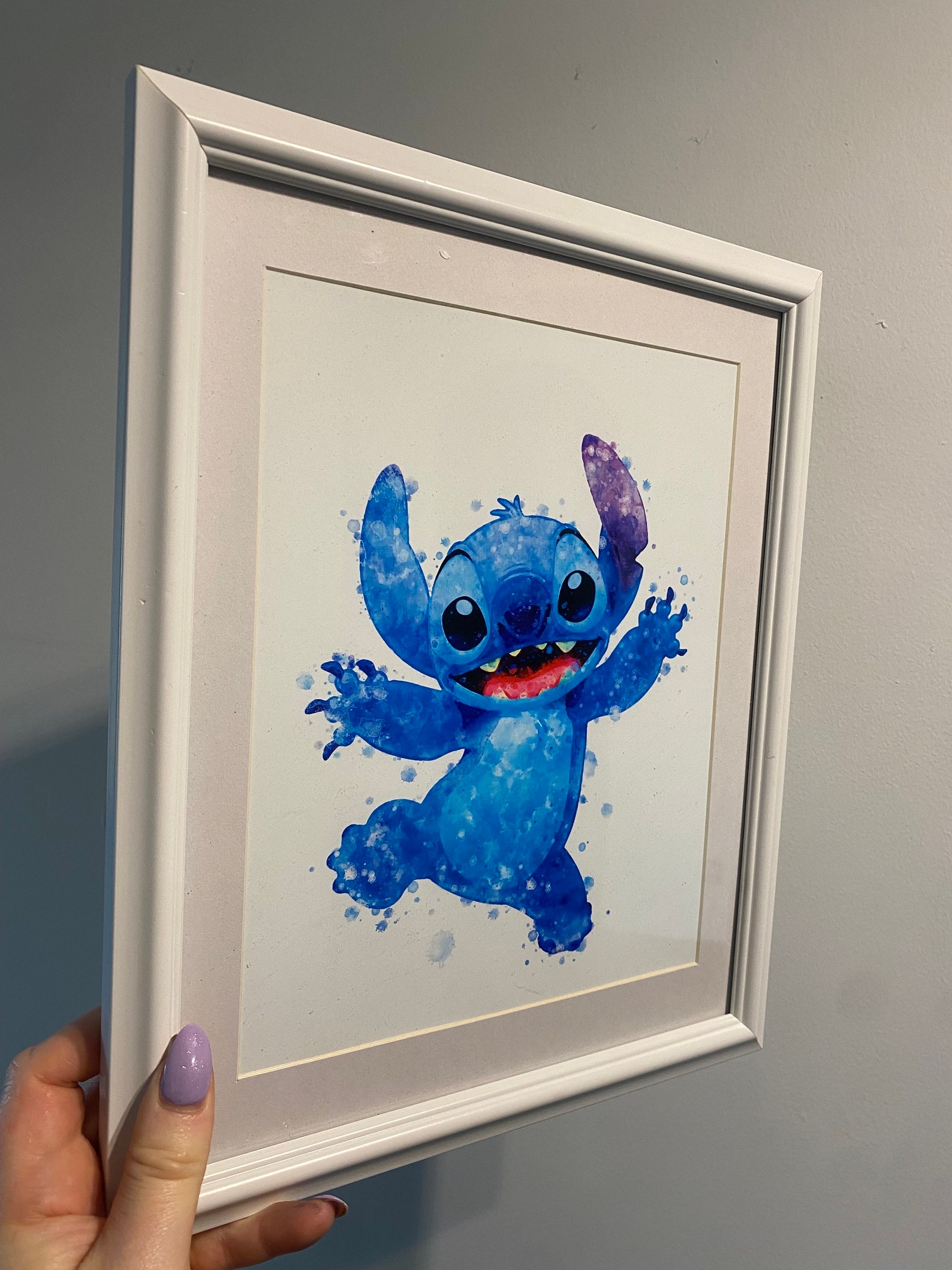 Lilo and Stitch: Stitch Watercolour Art Print - Etsy