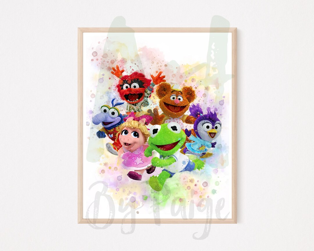 The Muppets Watercolour Art Print - Etsy