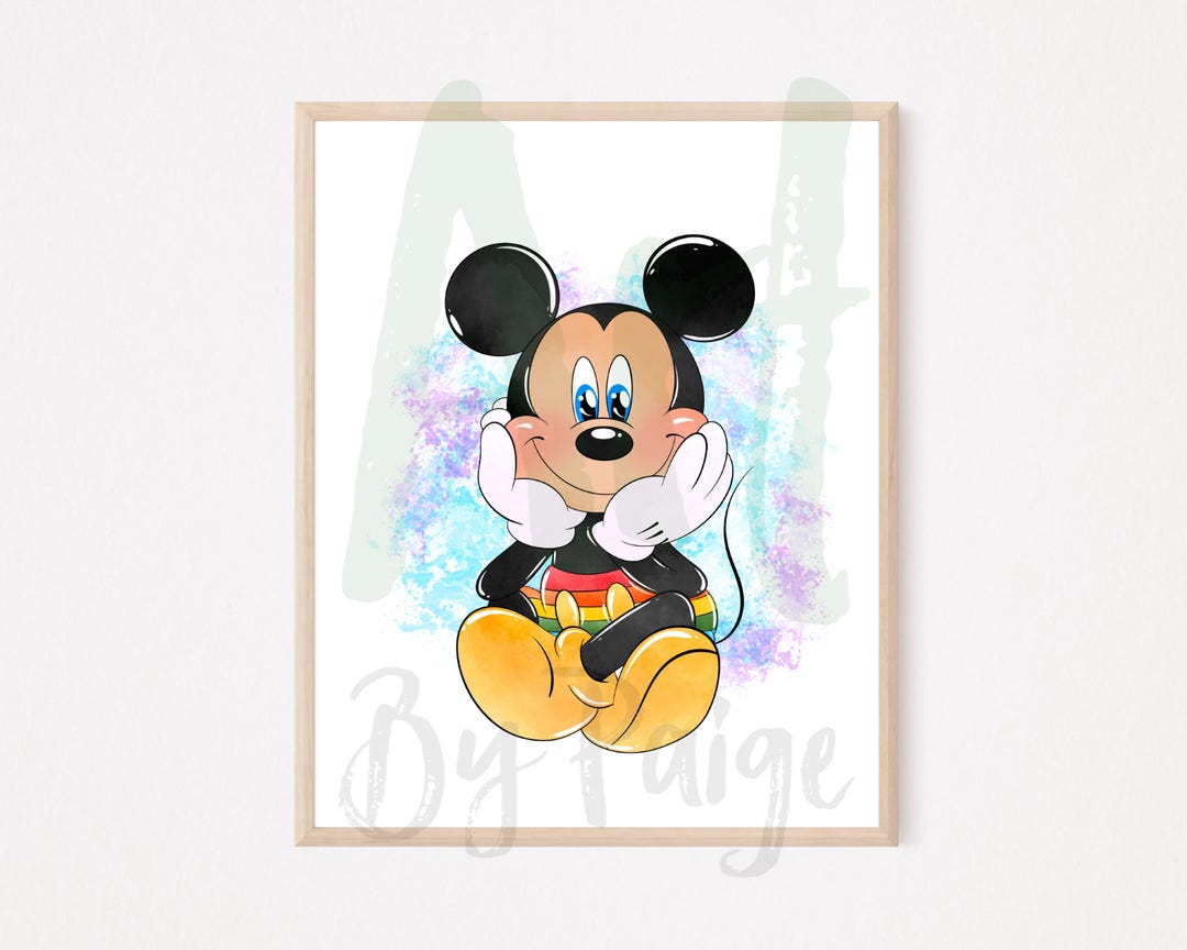 Mickey Mouse LGBTQ Art Print - Etsy