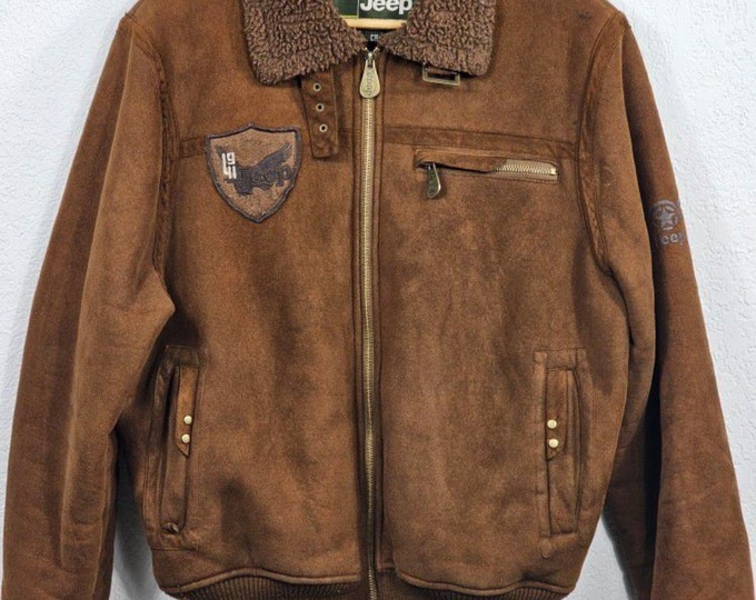 Vintage Rare Jeep Suede Jacket - Etsy