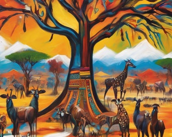 African Digital Art - Etsy