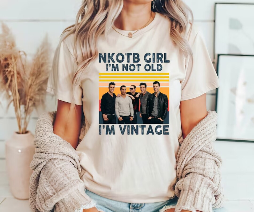 NKOTB Vintage Shirt, New Kids on the Block 40th Anniversary Shirt ...