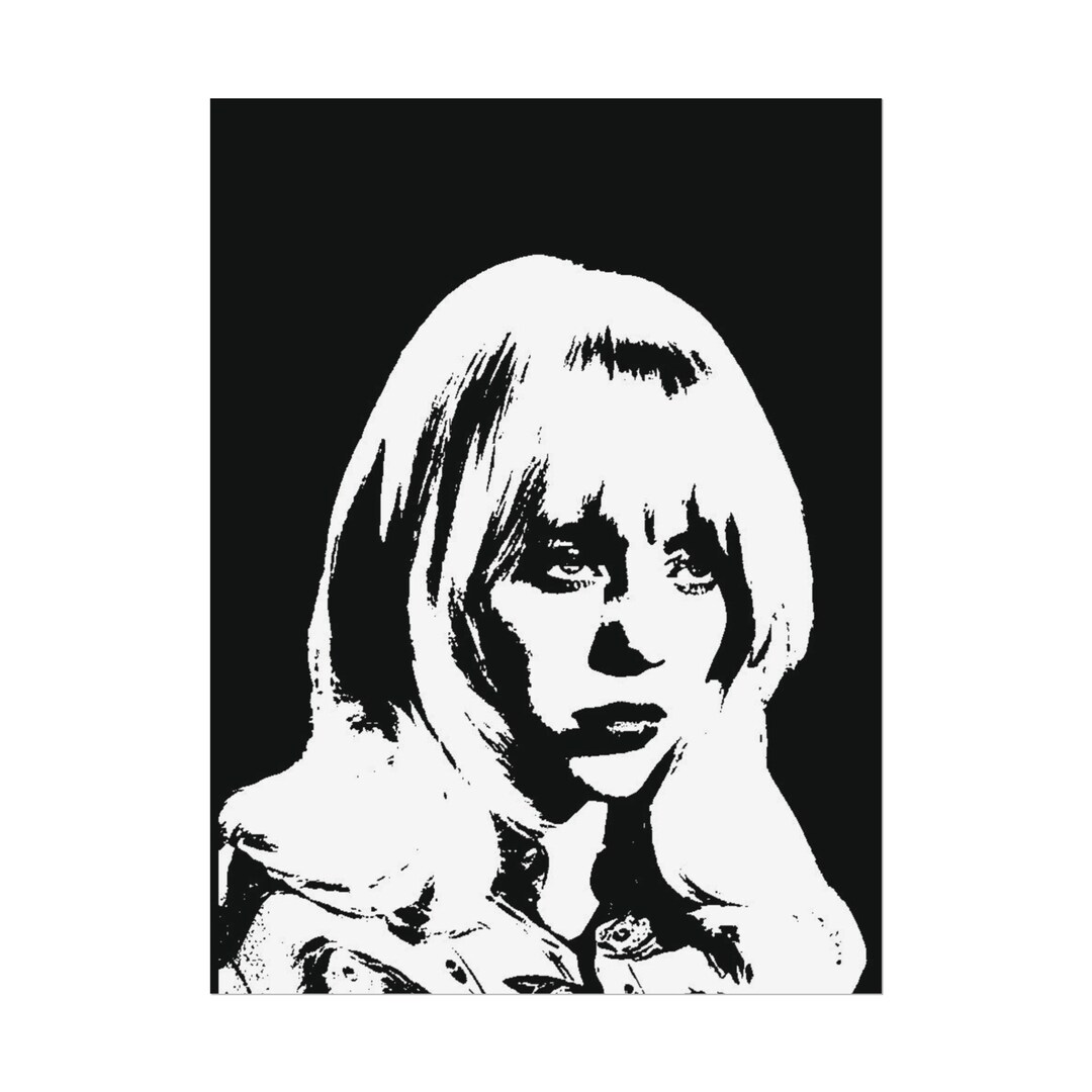 Rolled Posters, Billie Ellish, Billie Ellish Poster, Billie Ellish ...