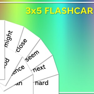 English Sight Words: FLASHCARD BUNDLE Printable Flashcards for ...