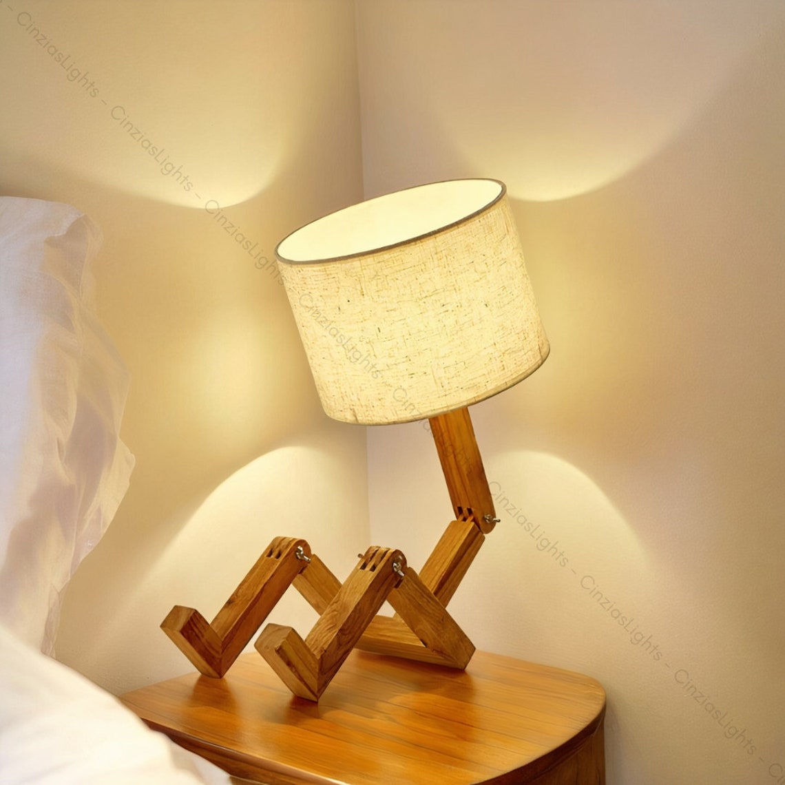 Modern LED Table Lamp . Bedside Table Light . Bedroom Accessories ...
