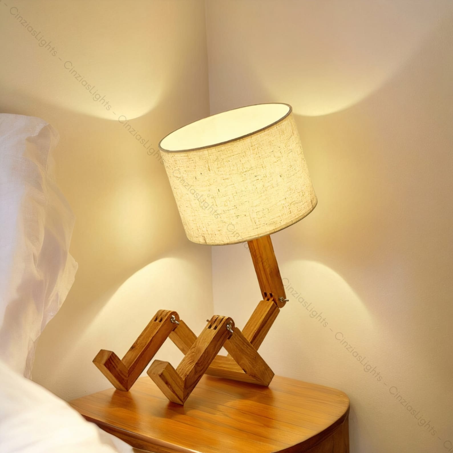 Modern LED Table Lamp . Bedside Table Light . Bedroom Accessories ...