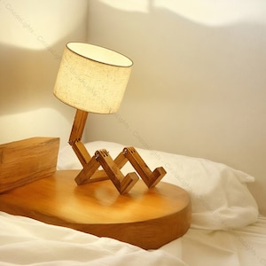 Modern LED Table Lamp . Bedside Table Light . Bedroom Accessories ...