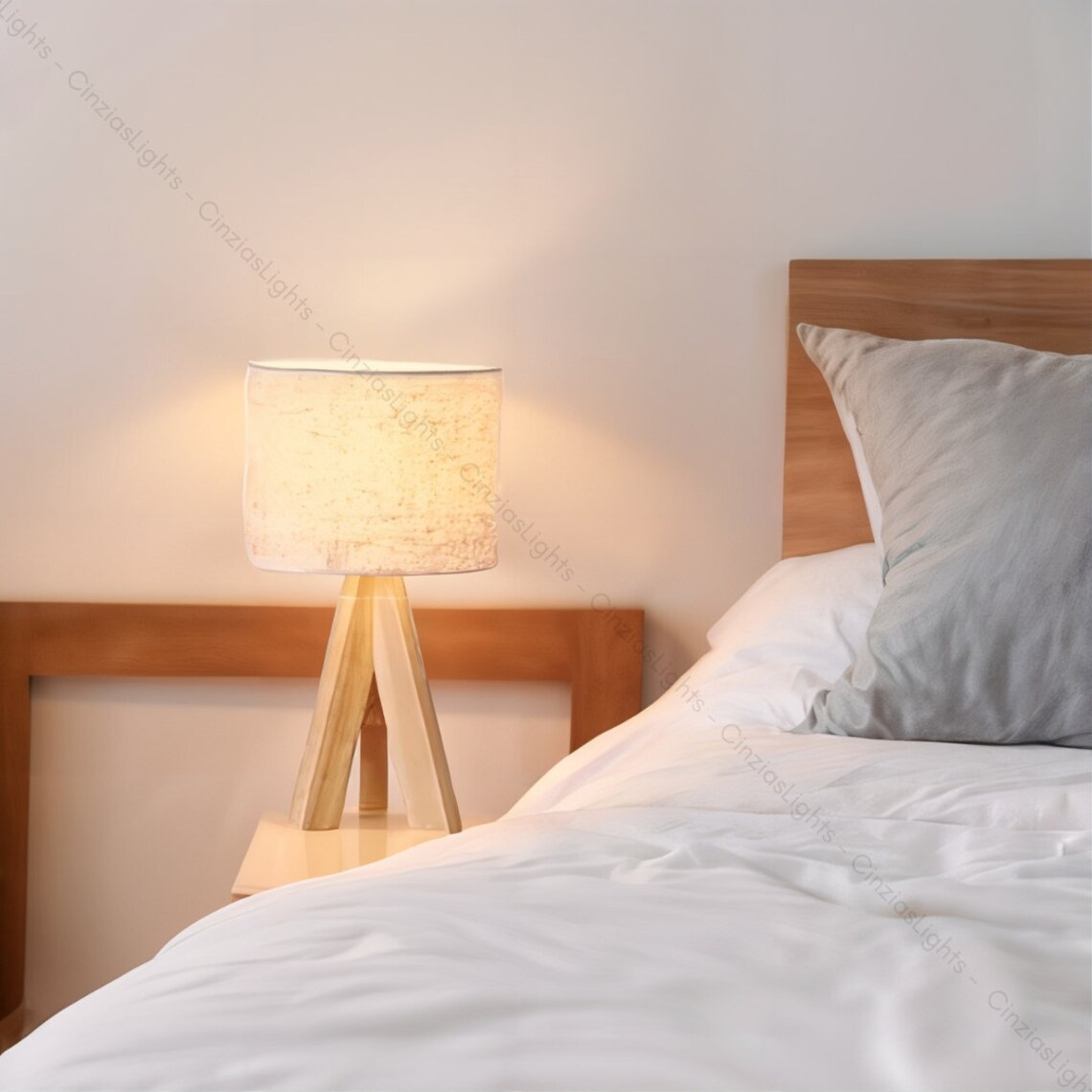 Modern LED Table Lamp . Bedside Table Light . Bedroom Accessories ...