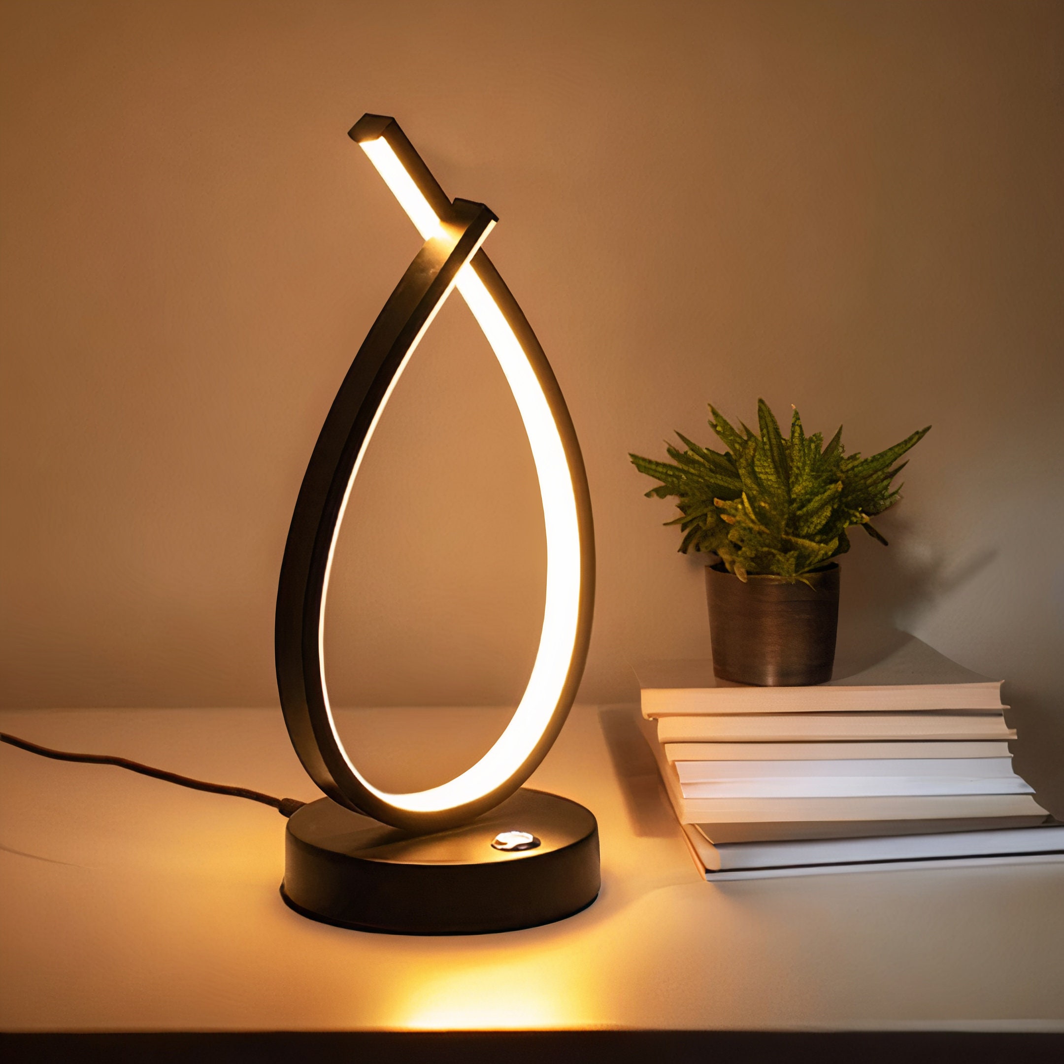 Modern LED Table Lamp . Bedside Table Light . Bedroom Accessories ...