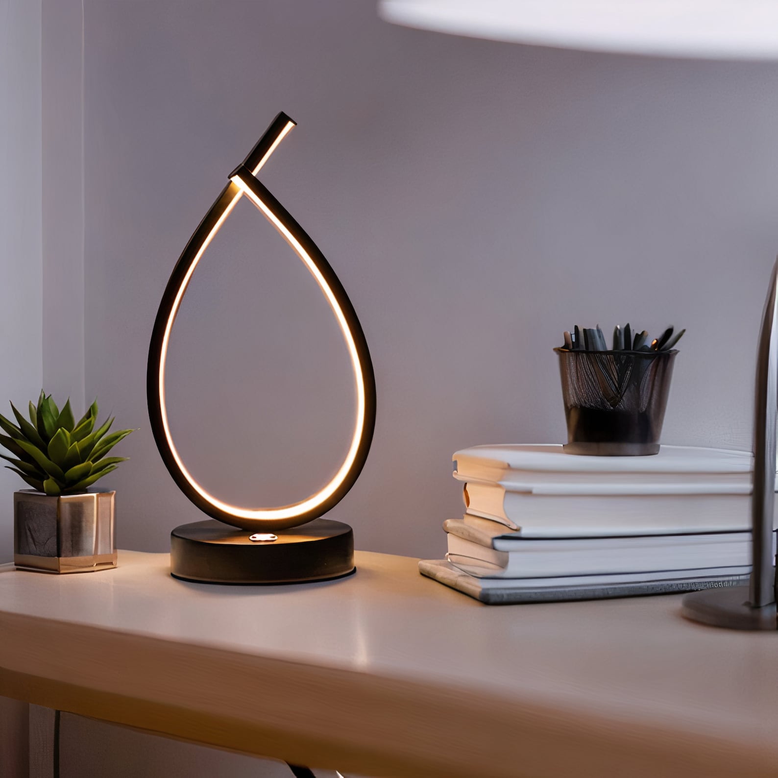 Modern LED Table Lamp . Bedside Table Light . Bedroom Accessories ...