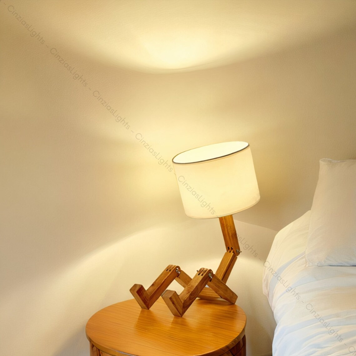 Modern LED Table Lamp . Bedside Table Light . Bedroom Accessories ...